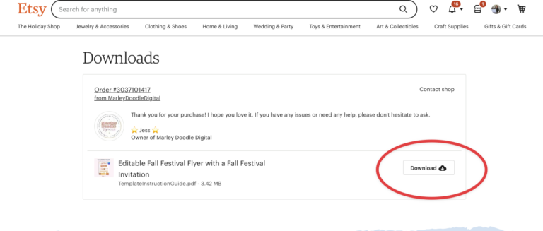 How to Download Files from Etsy: Easy Step-by-Step Guide - Marley ...