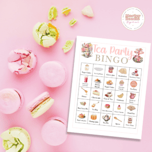 Printable Tea Party Bingo Cards - The Perfect Tea Party Game - Marley ...