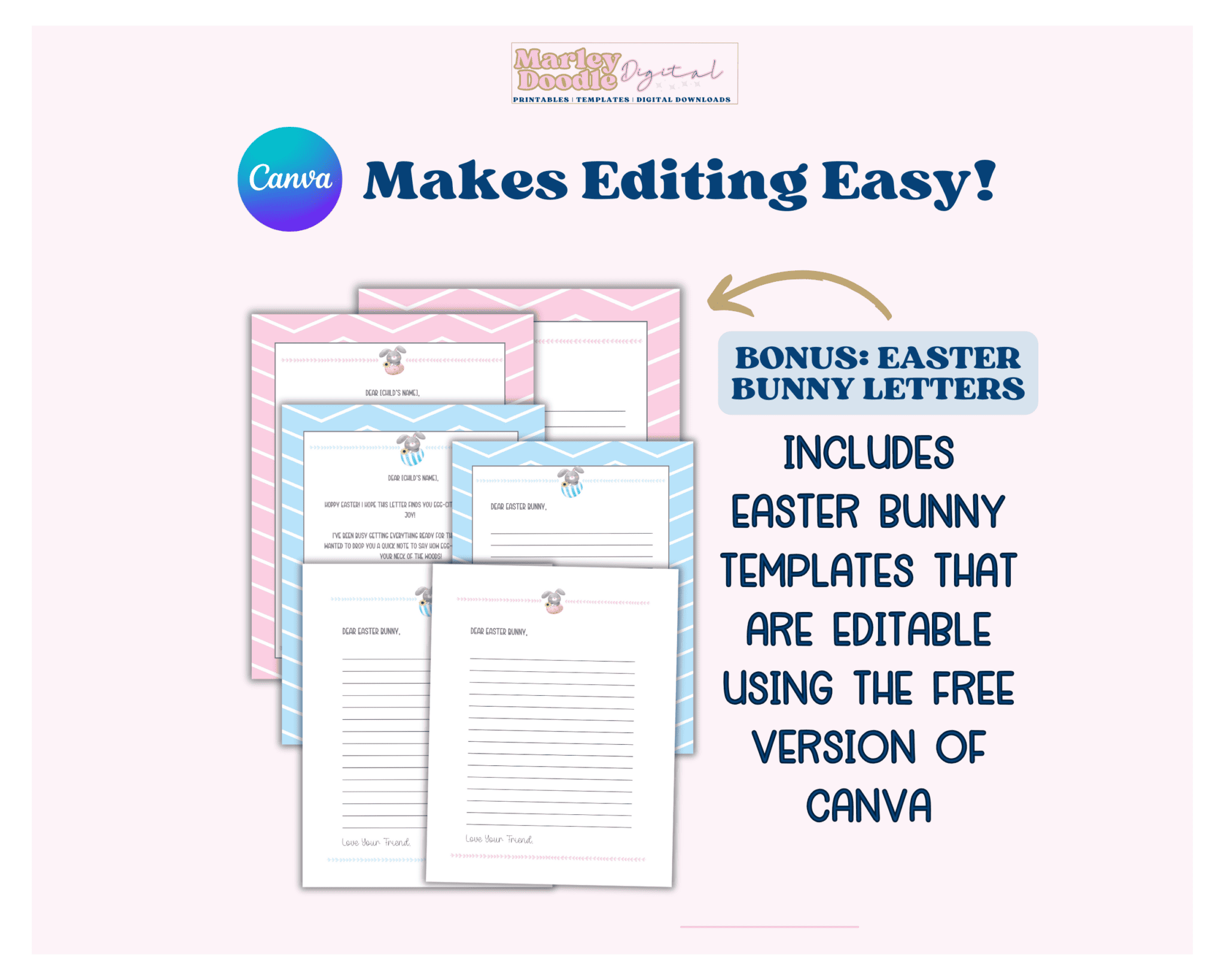 Easter Scavenger Hunt (Indoor & Outdoor) - Marley Doodle Digital