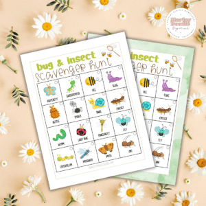 Free Printable Bug and Insect Scavenger Hunt for Kids - Marley Doodle ...