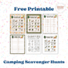 Free Printable Kids Camping Scavenger Hunt (6 Fun Styles) - Marley ...