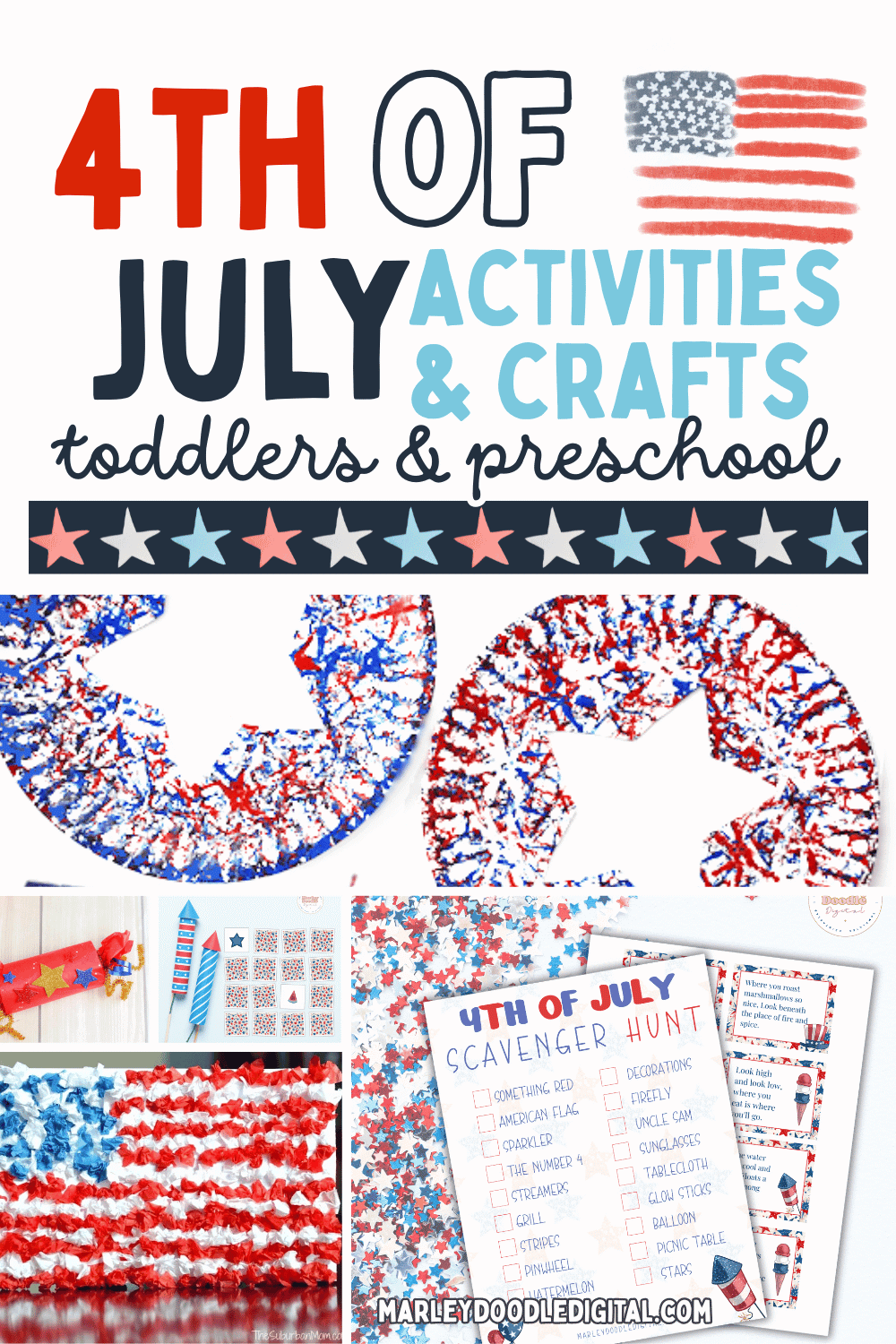 46+ Fun & Easy 4th of July Activities and Crafts for Toddlers - Marley ...
