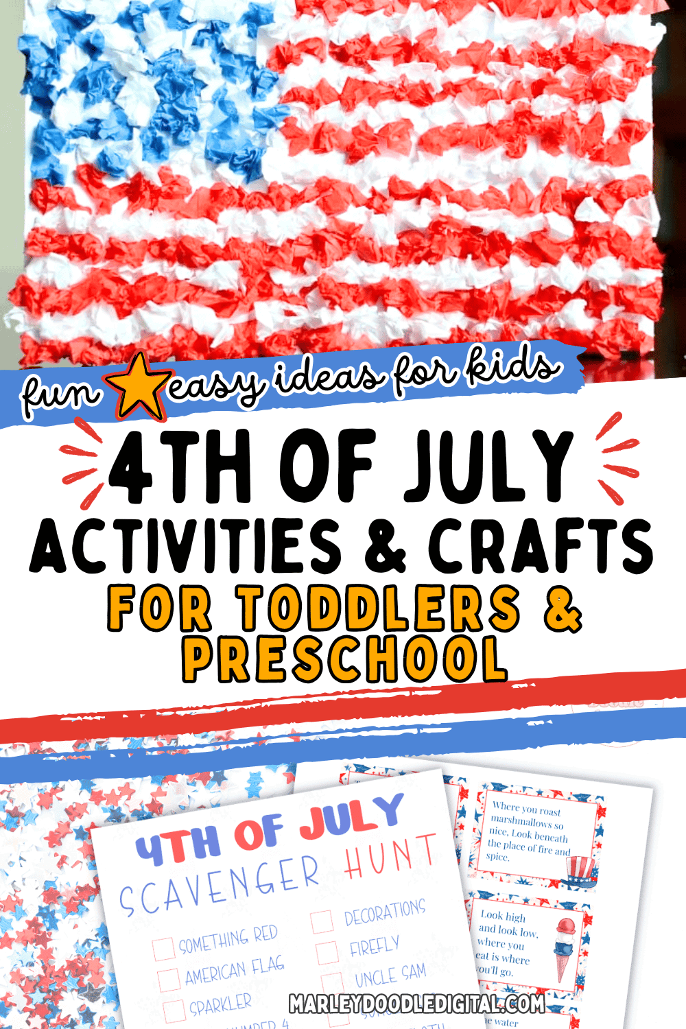 46+ Fun & Easy 4th of July Activities and Crafts for Toddlers - Marley ...