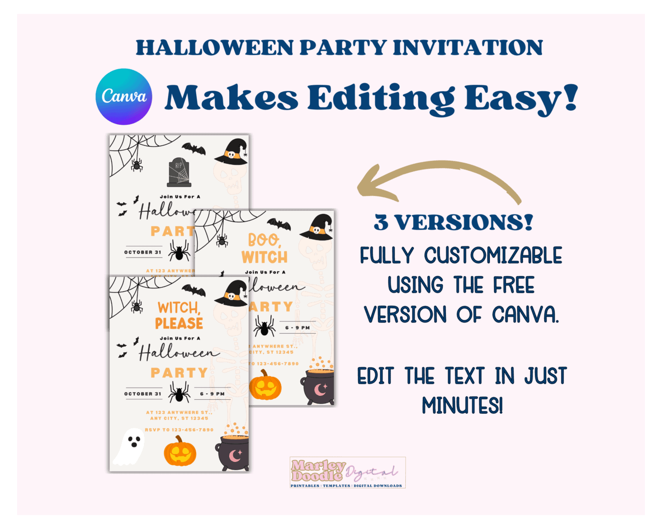 Ultimate Halloween Party Bundle - Marley Doodle Digital