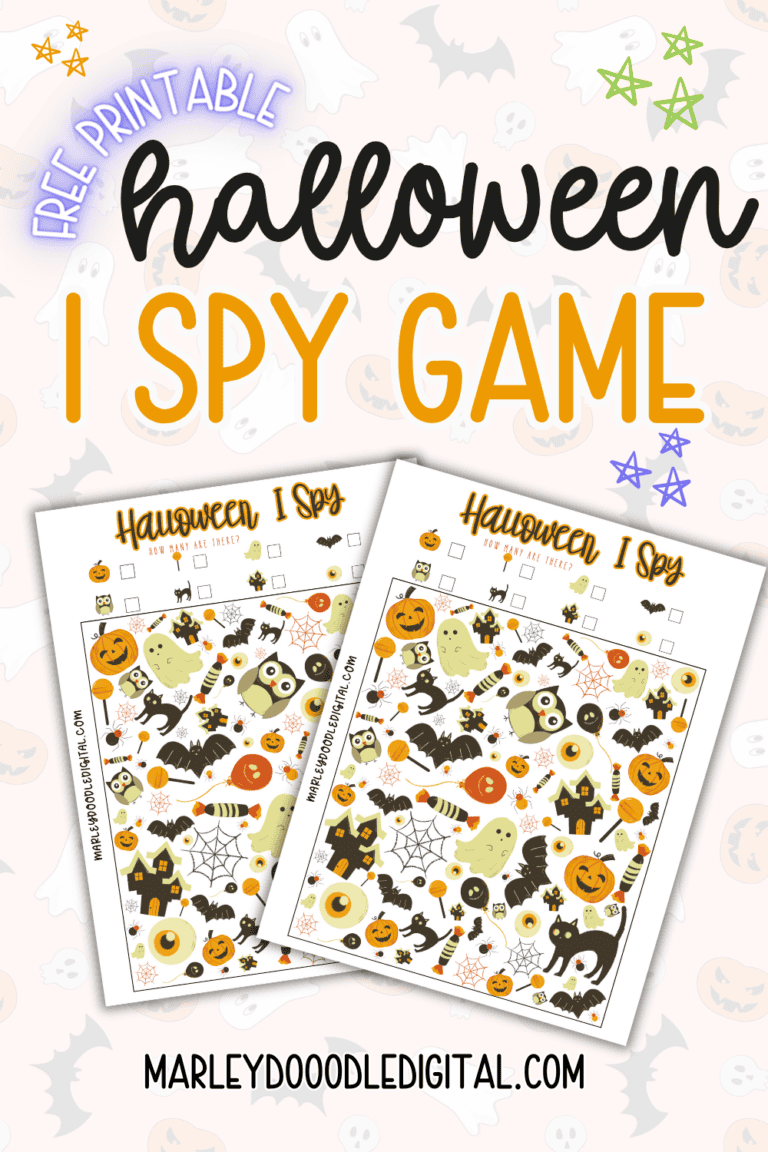 Not So Spooky Kids Halloween I Spy Game (Free Printable) - Marley ...