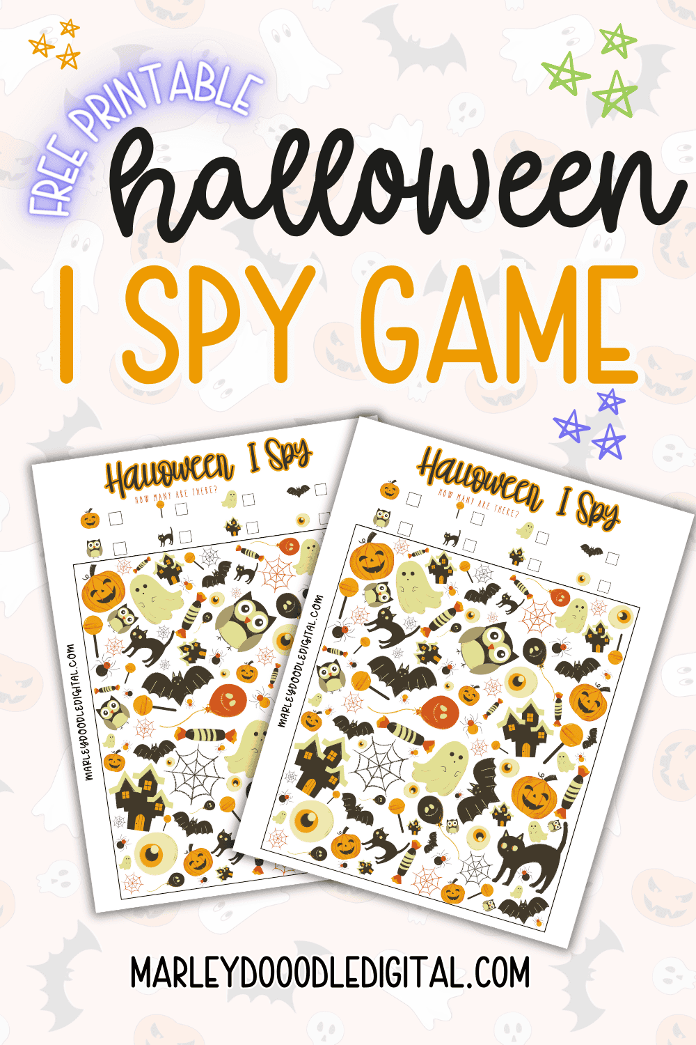Not So Spooky Kids Halloween I Spy Game (Free Printable) - Marley ...