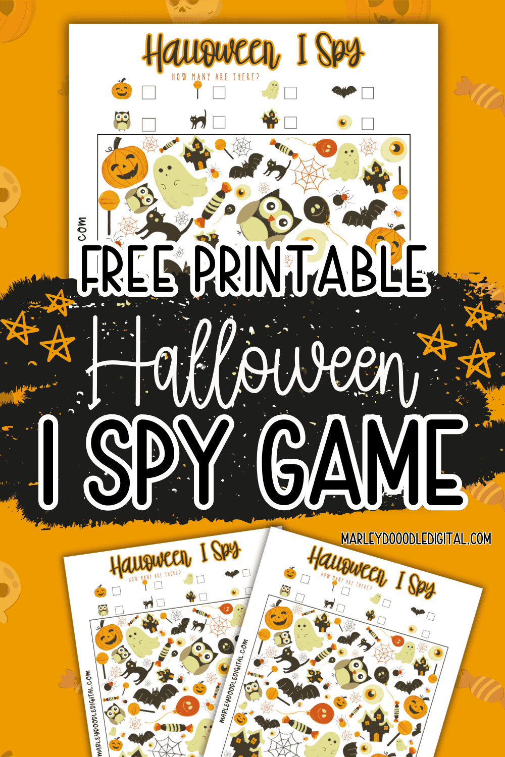 Not So Spooky Kids Halloween I Spy Game (Free Printable) - Marley ...