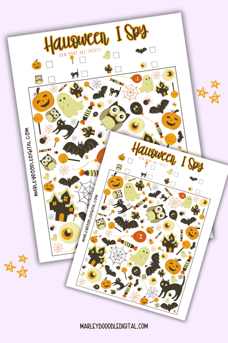 Not So Spooky Kids Halloween I Spy Game (Free Printable) - Marley ...