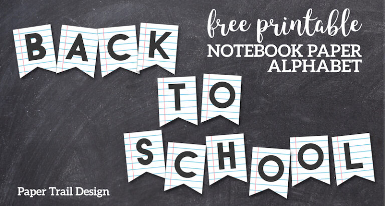18 Totally Free Printable Back to School Banners - Marley Doodle Digital