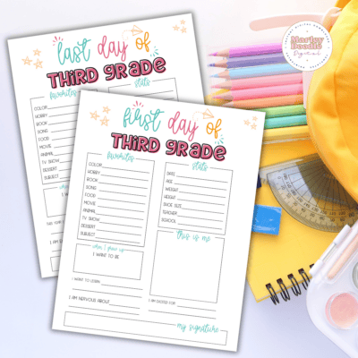 First Day of School Printable Interview (Includes Last Too!) - Marley ...