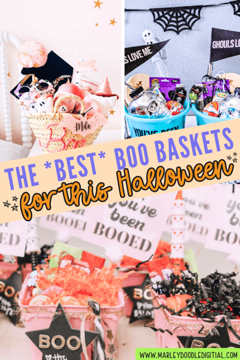 28+ Amazing Boo Basket Ideas for Halloween + Free Printables - Marley ...
