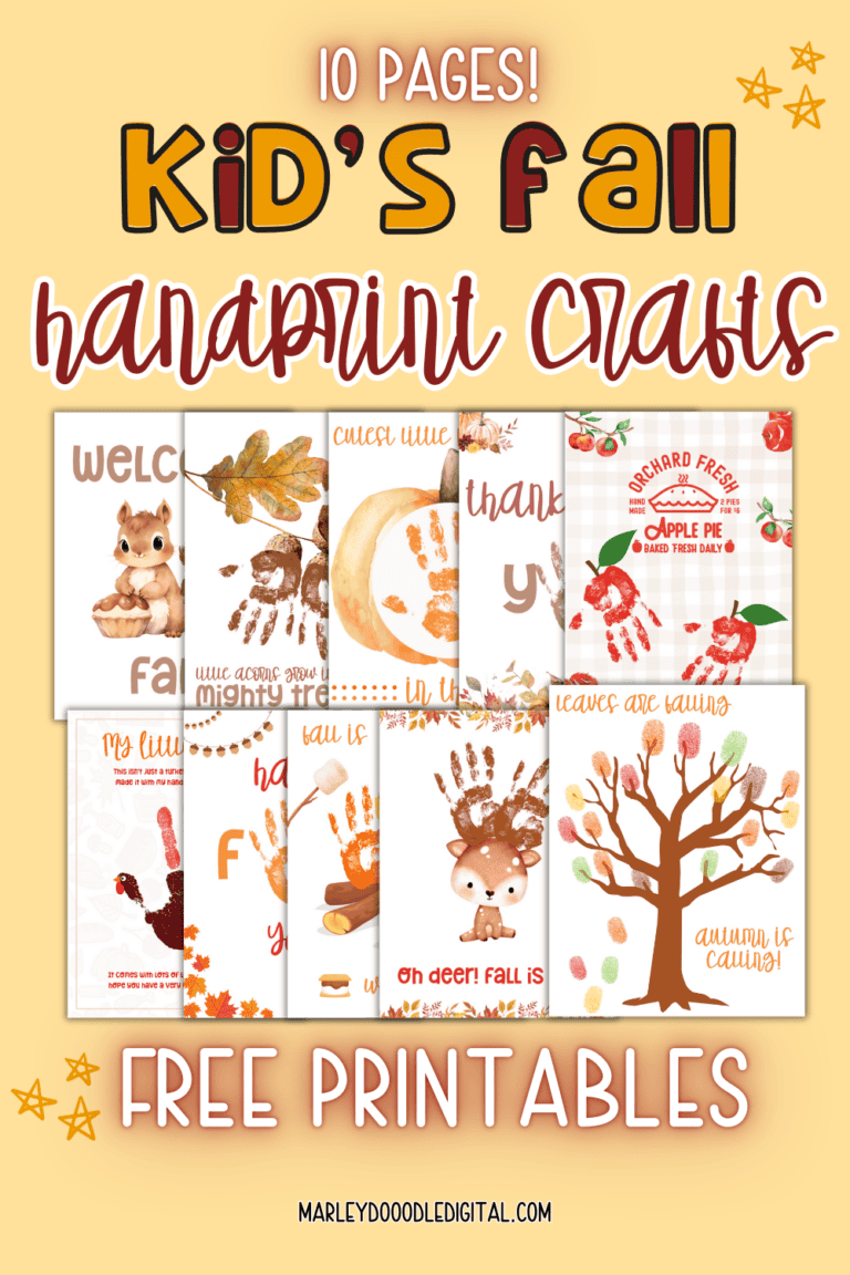 37+ Free Fall Printables for Kids(Worksheets,Crafts + More!) - Marley ...