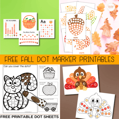 21+ Free Fall Dot Marker Printables for Kids (No-Prep!) - Marley Doodle ...