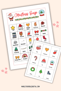 Free Printable Christmas Bingo Game with 60 Unique Cards! - Marley ...