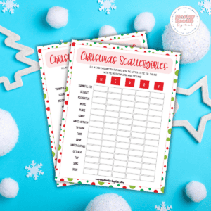 Printable Christmas Scattergories (Free Holiday Game!) - Marley Doodle ...