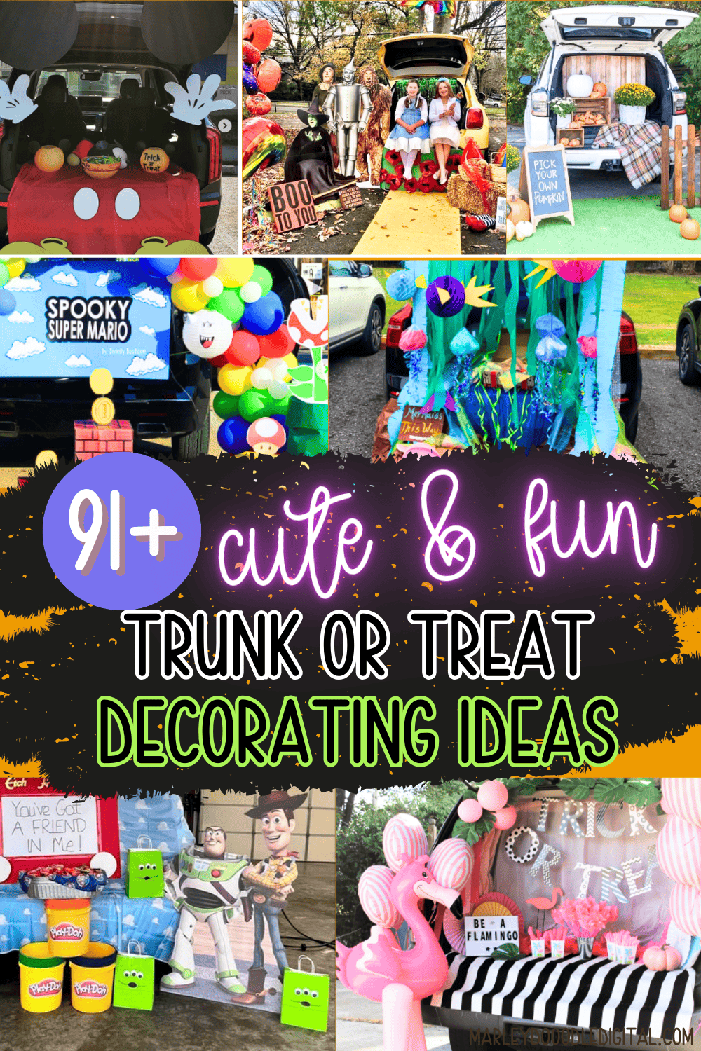 94 Festive Trunk or Treat Ideas for Cars, Trucks, & SUVs! - Marley ...