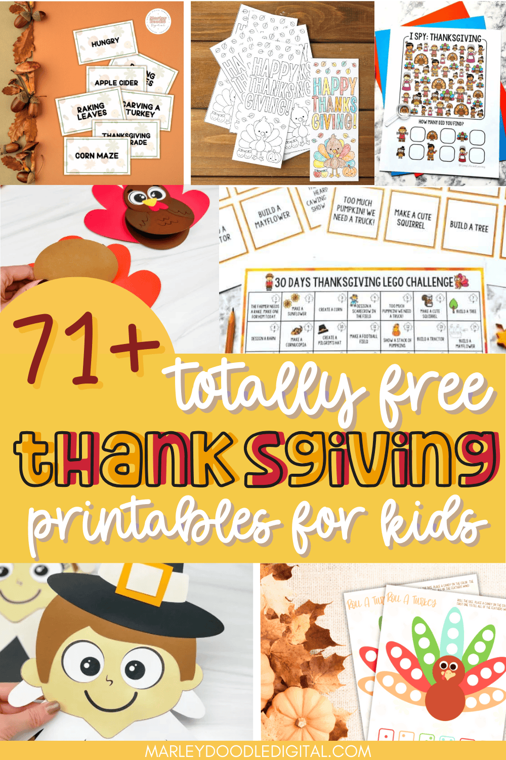 73 Free Thanksgiving Printables -Games, Activities, Signs + More ...