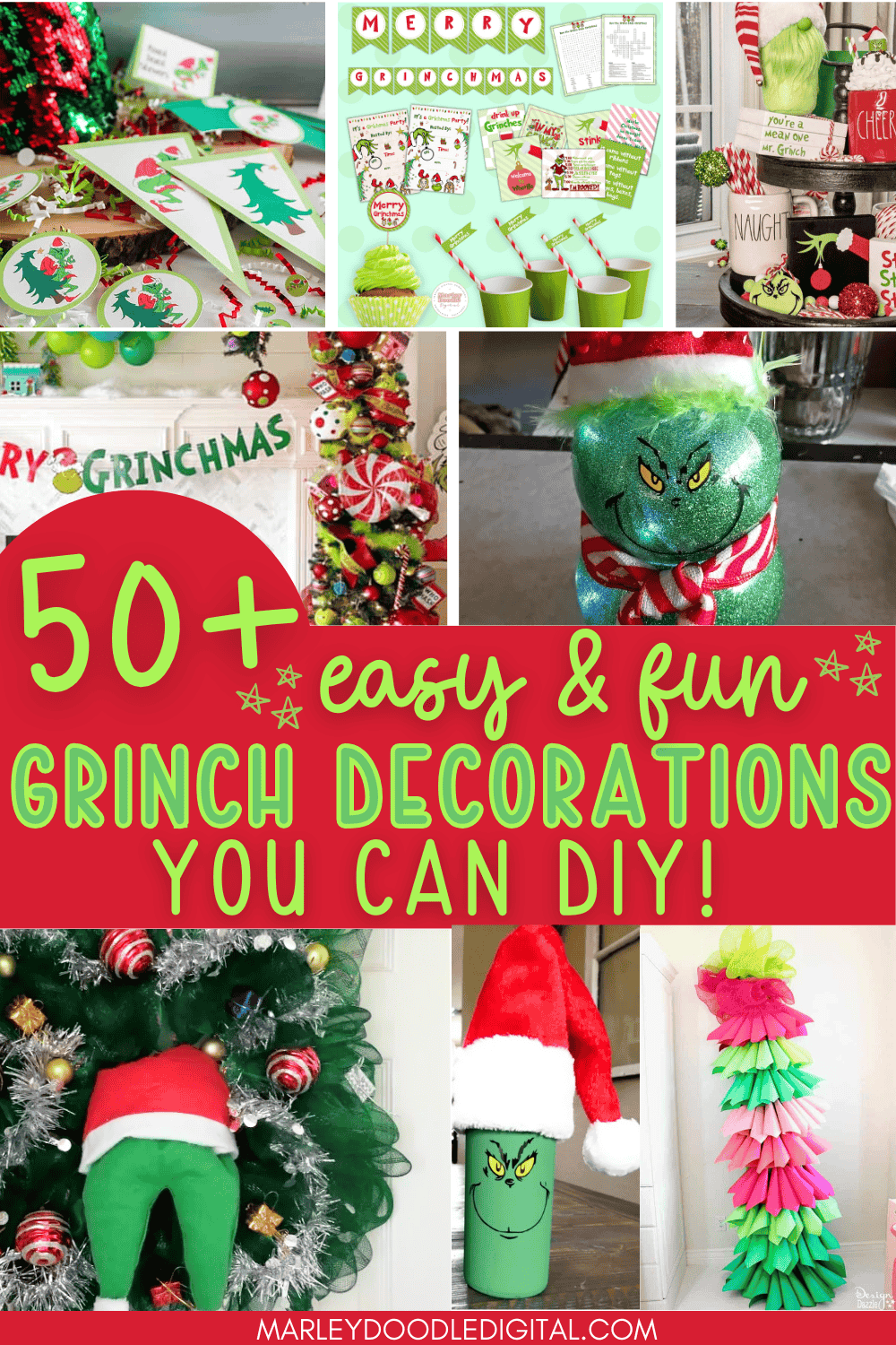 97 Best Grinch Party Ideas - Food, Decor, & More! - Marley Doodle Digital