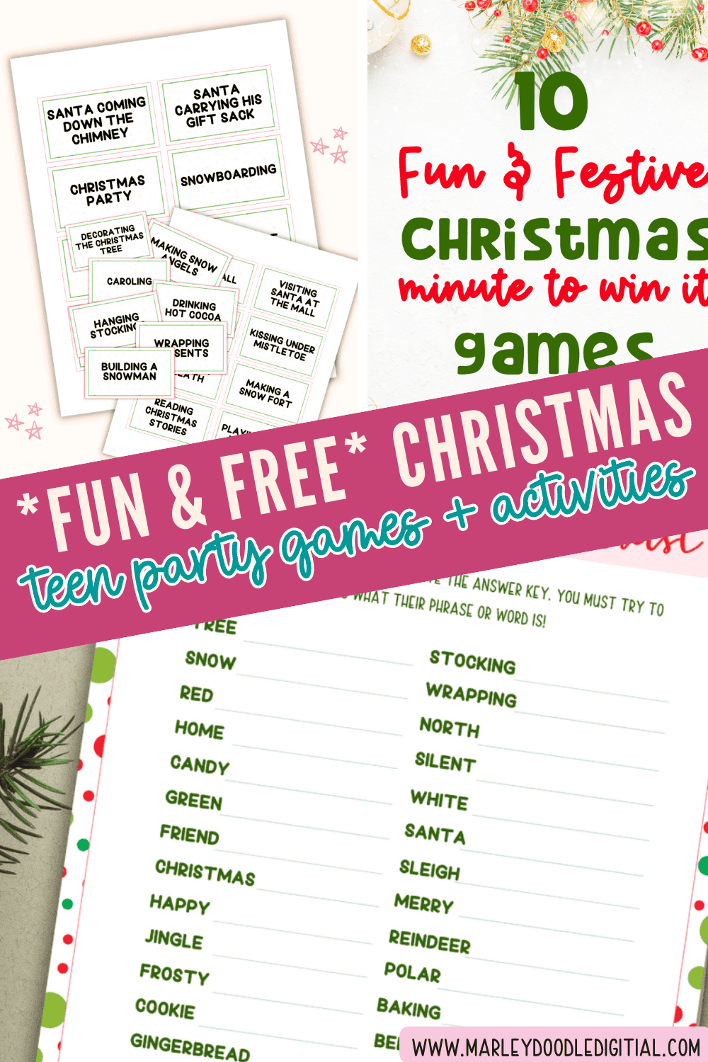 37+ Fun Christmas Party Ideas for Teens (Games, Food, + More!) - Marley ...