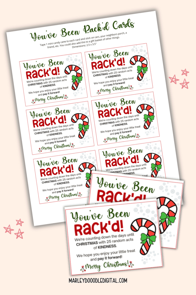 31 Days of Random Acts of Christmas Kindness-Free Printable - Marley ...