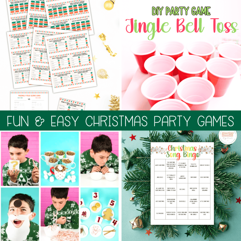 29+ Fun & Easy Christmas Party Games to Play This Year! - Marley Doodle ...