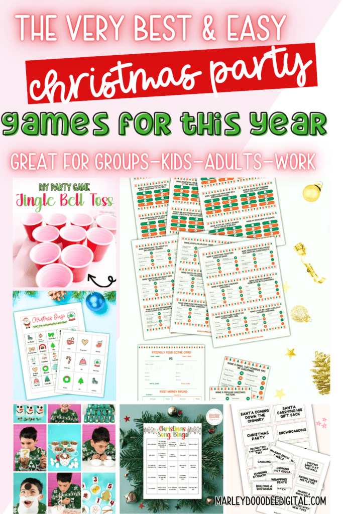 29+ Fun & Easy Christmas Party Games to Play This Year! - Marley Doodle ...