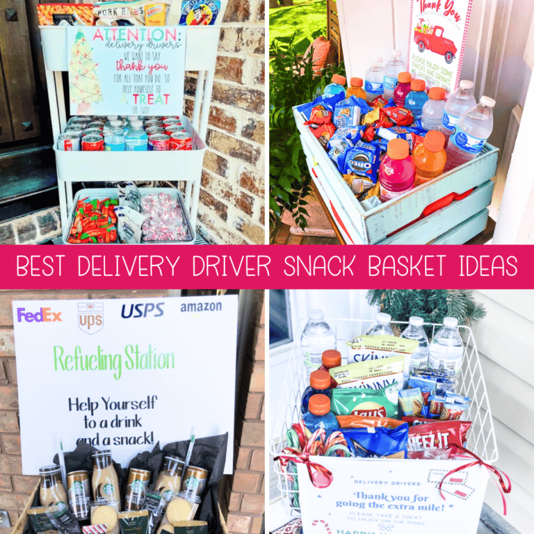 41 Easy Delivery Driver Snack Basket Ideas - Free Printable - Marley ...