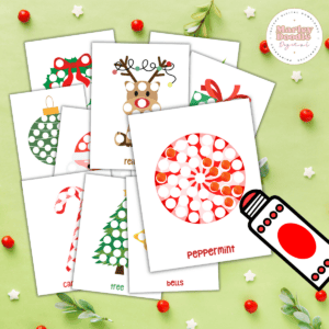 14 Free & Fun Christmas Do-A-Dot Printables for Kids - Marley Doodle ...