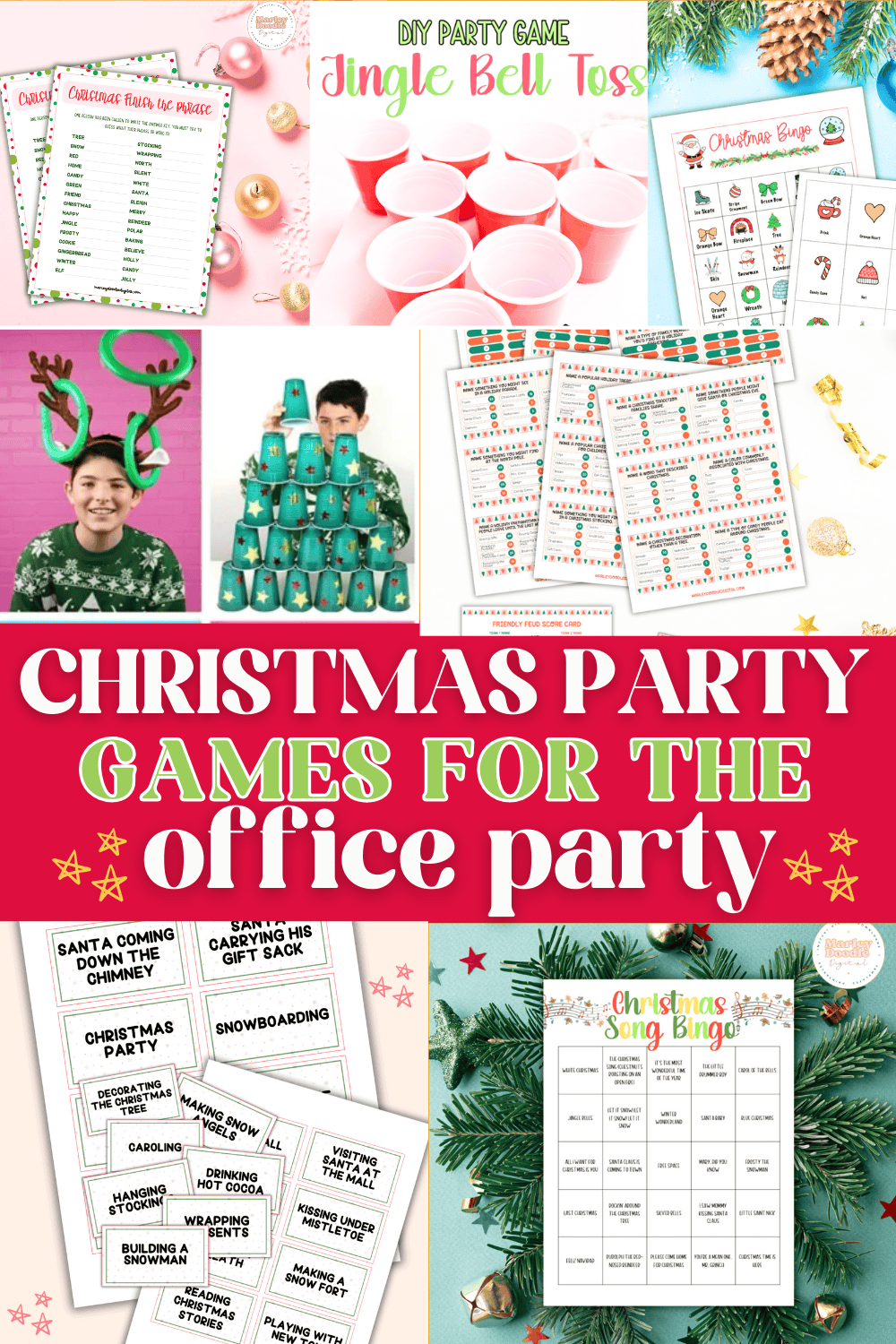 29+ Fun & Easy Christmas Party Games to Play This Year! - Marley Doodle ...