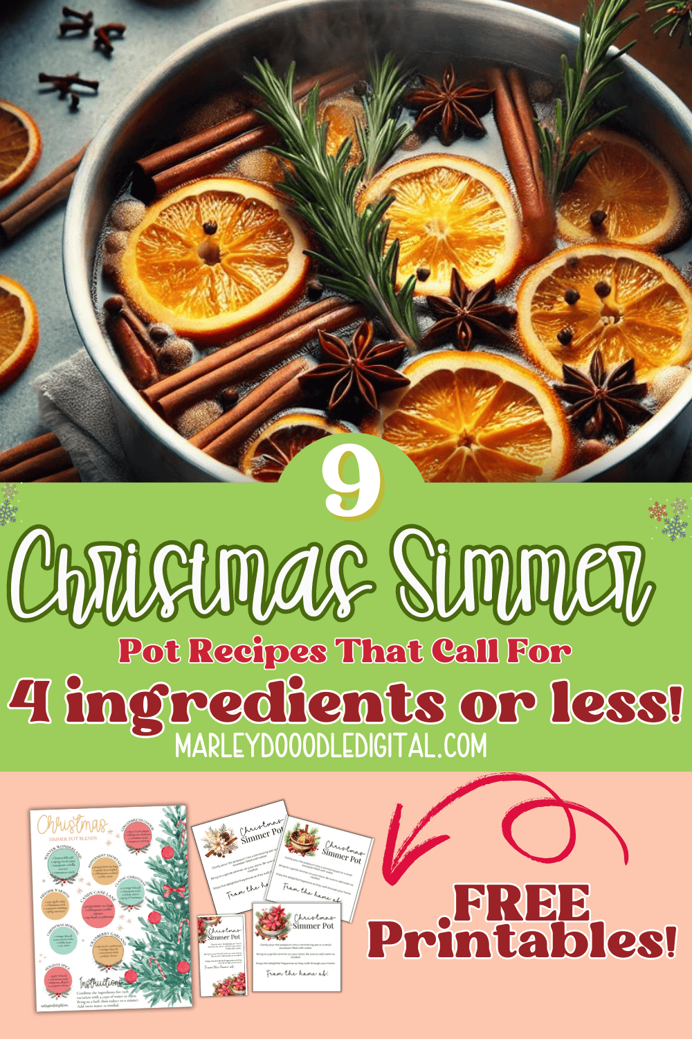 9 Christmas Simmer Pot Recipes That Smell Amazing - Free Printables ...