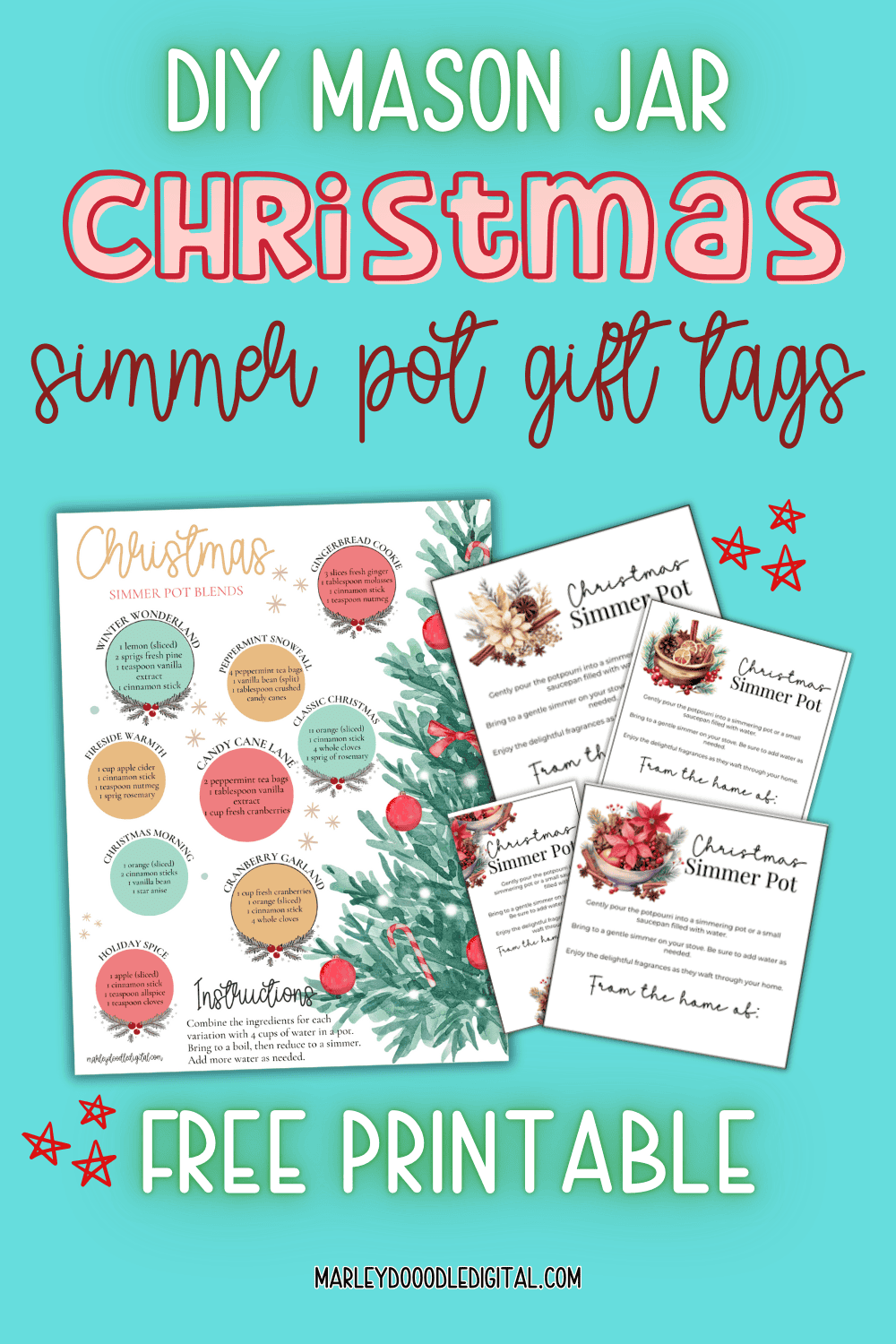 9 Christmas Simmer Pot Recipes That Smell Amazing - Free Printables ...