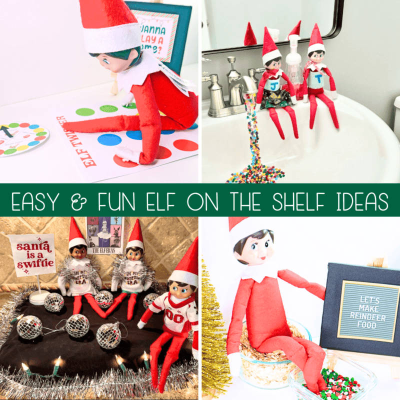 101+ Easy Elf Ideas for This Christmas Season - Marley Doodle Digital