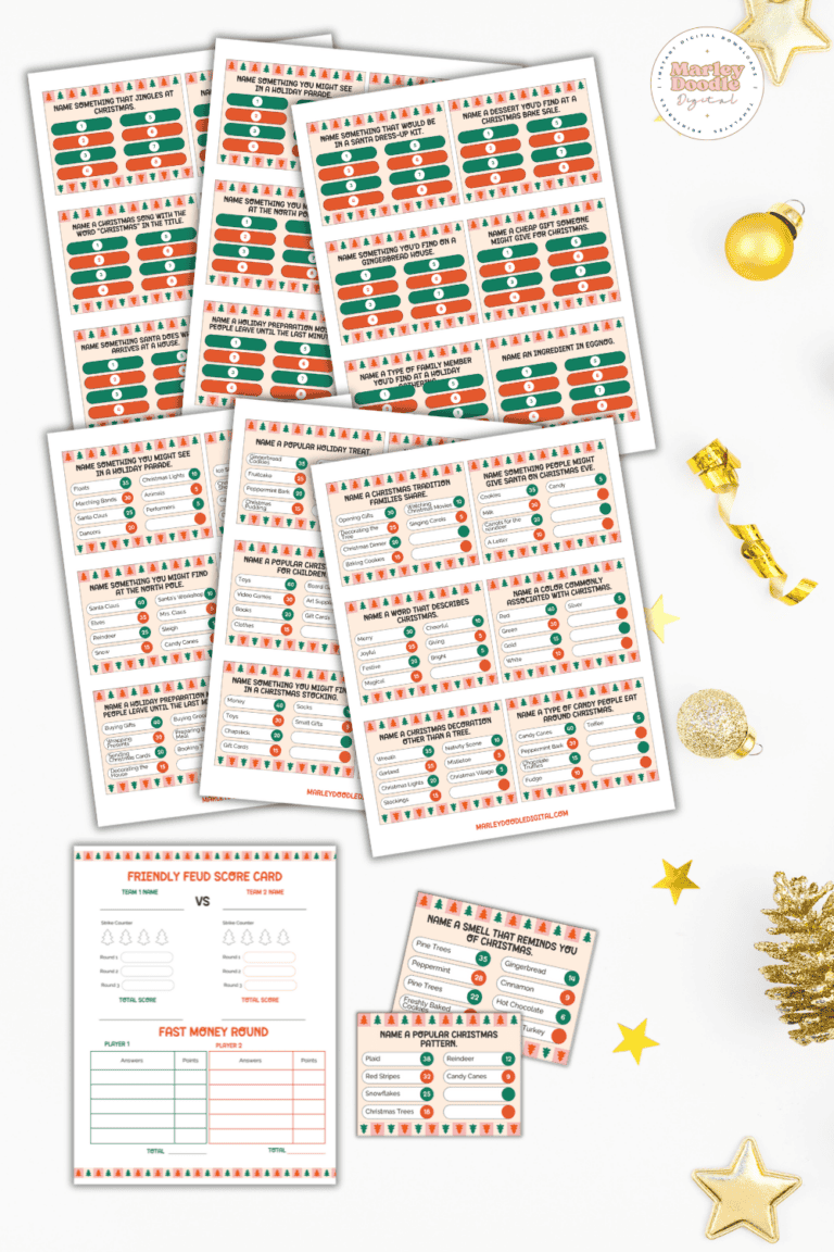 29+ Fun & Easy Christmas Party Games to Play This Year! - Marley Doodle ...