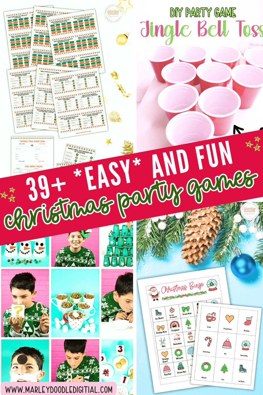 29+ Fun & Easy Christmas Party Games to Play This Year! - Marley Doodle ...