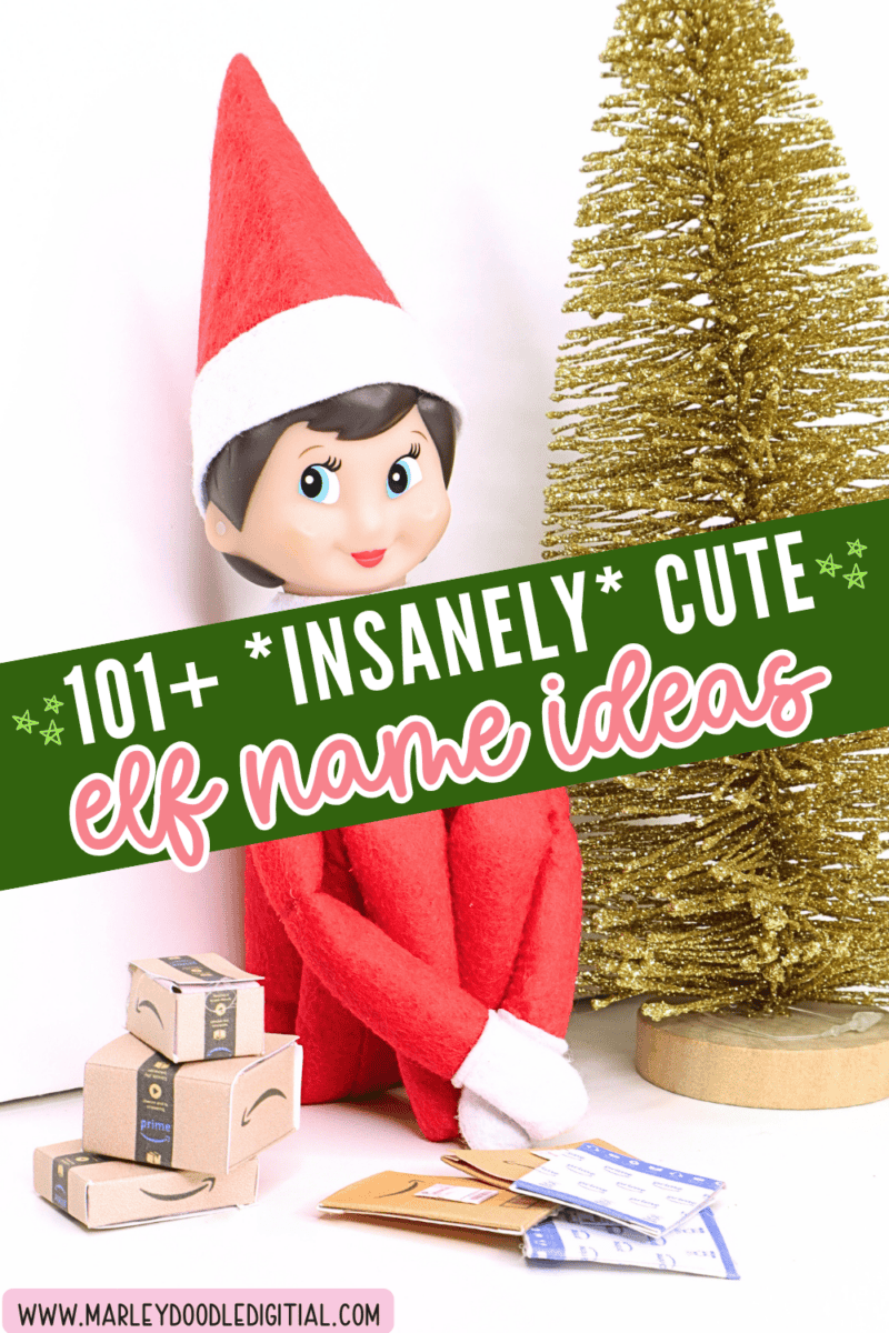 199 Festive Elf on the Shelf Name Ideas - Marley Doodle Digital