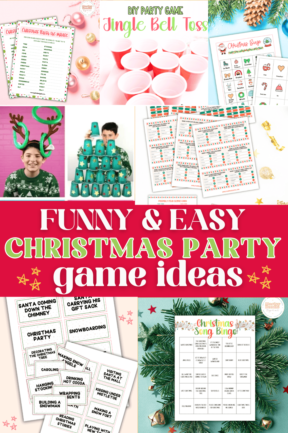 29+ Fun & Easy Christmas Party Games to Play This Year! - Marley Doodle ...