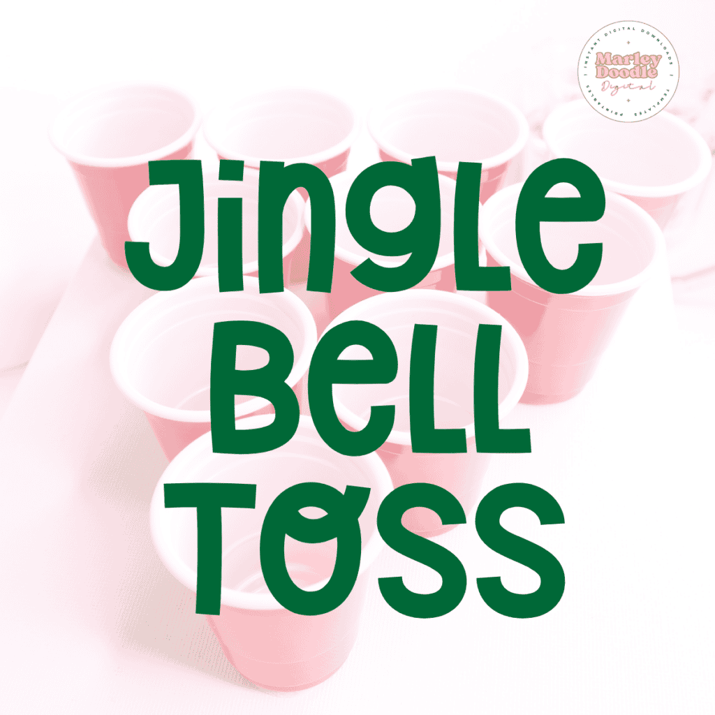 Easy & Fun DIY Jingle Bell Toss Christmas Party Game - Marley Doodle ...