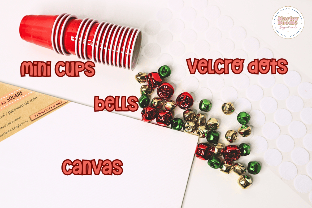 Easy & Fun DIY Jingle Bell Toss Christmas Party Game - Marley Doodle ...