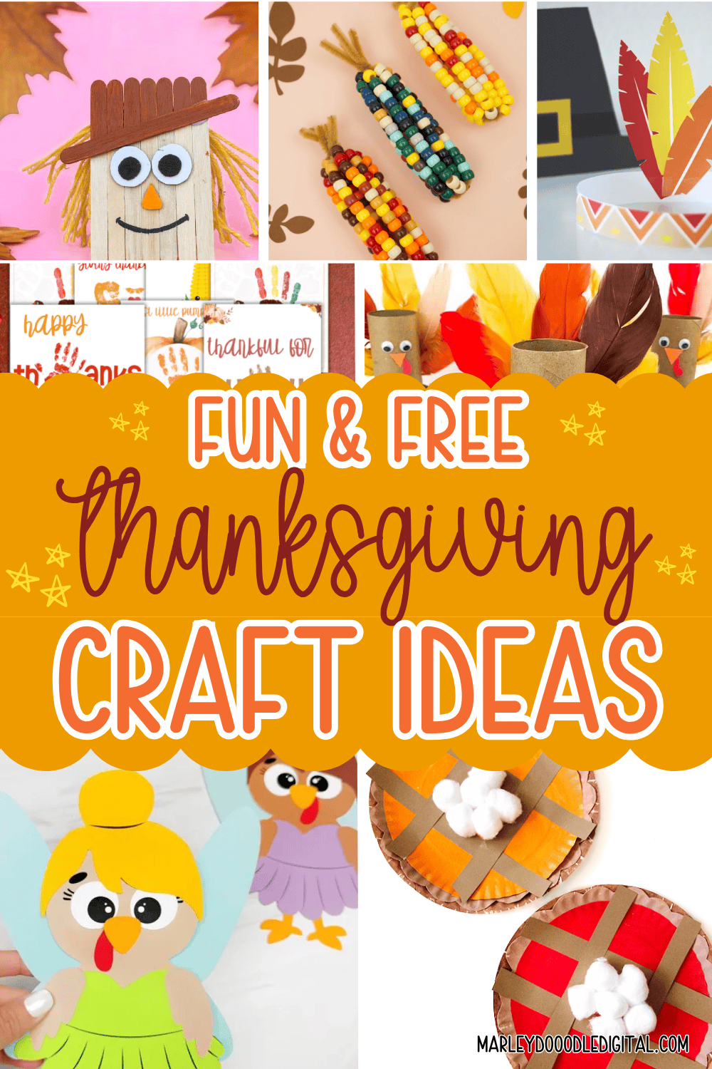 31+ Fun & Easy Thanksgiving Crafts for Kids, Toddlers, & Preschool ...