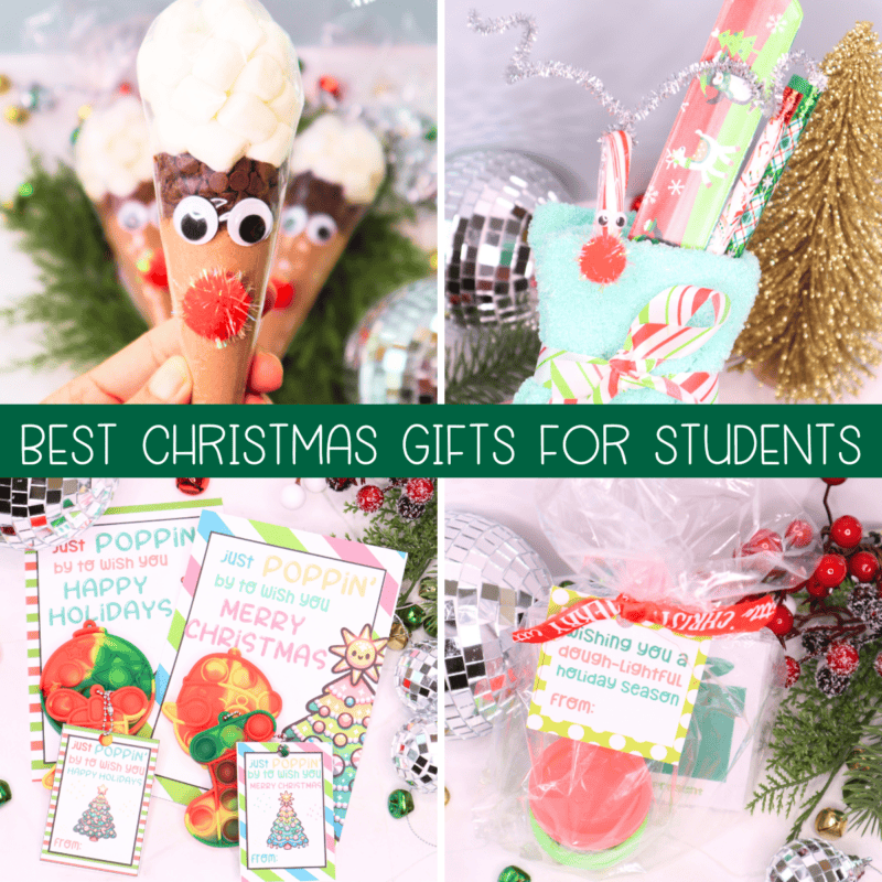 Free Printable Play Doh Christmas Gift Tags and Mats- Cute Student Gift ...