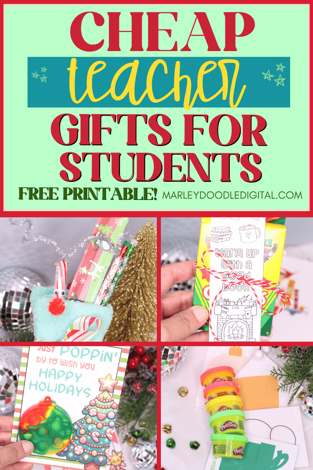 Best Teacher Christmas Gifts for Students and Classmates (Cheap ...