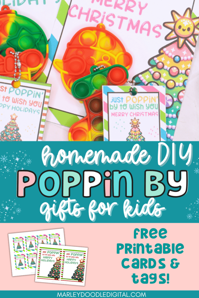 Cute Poppin By Student Christmas Gift - Free Printable Tags & Cards ...