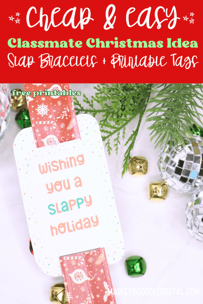 Free Slappy Holidays Gift Tags - Cheap DIY Gift - Marley Doodle Digital