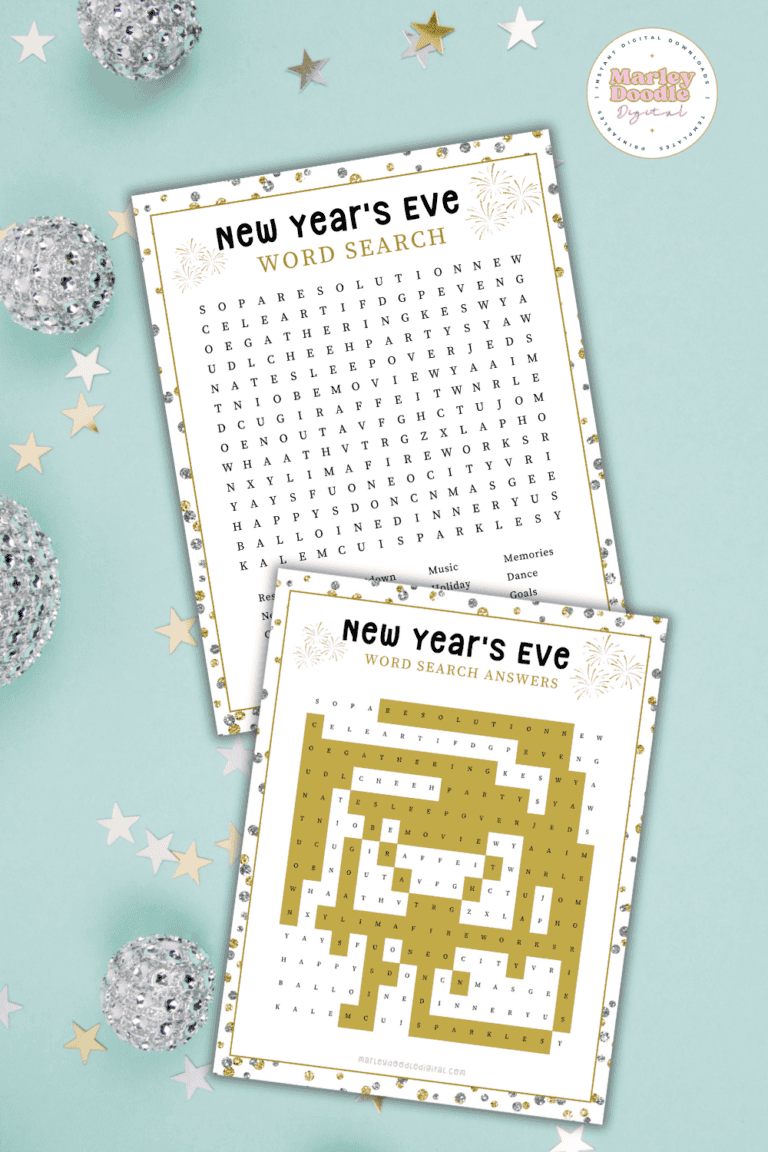 31+ Fun & Free New Years Games, Activities, and Crafts for Kids + Party ...