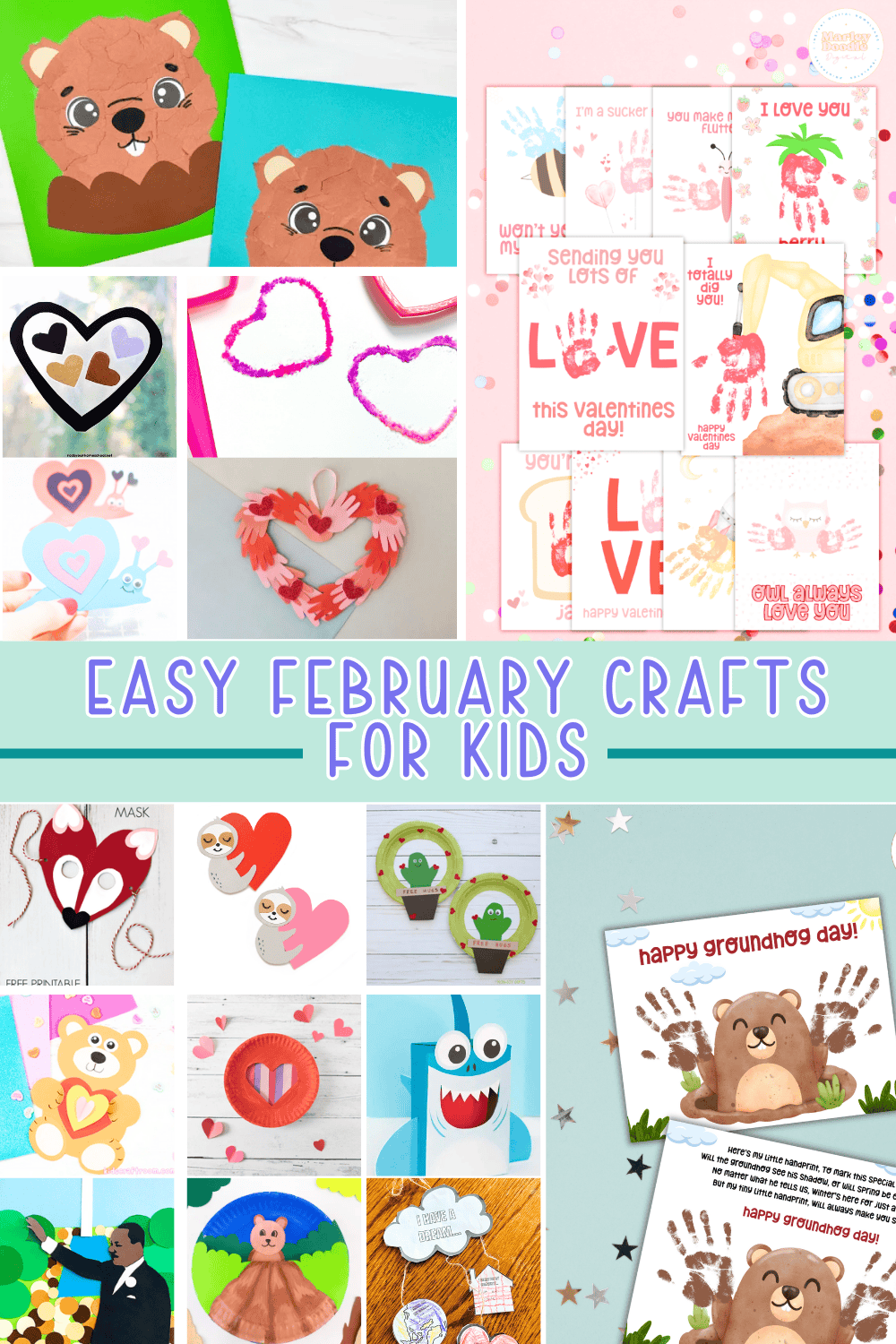 21+ Festive February Crafts for Kids - Marley Doodle Digital
