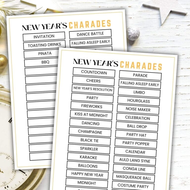 31+ Fun & Free New Years Games, Activities, and Crafts for Kids + Party ...