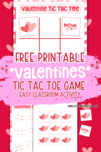 Free Printable Kids Valentines Tic Tac Toe Game (2 Versions!) - Marley ...