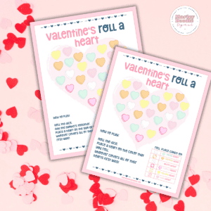 Valentine Roll a Heart Dice Game (Free Party Printable!) - Marley ...