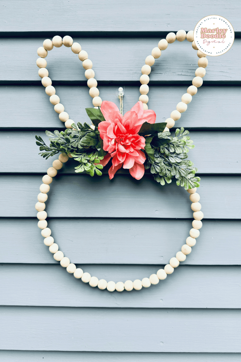 21 Easy & Festive DIY Easter Wreaths - Marley Doodle Digital