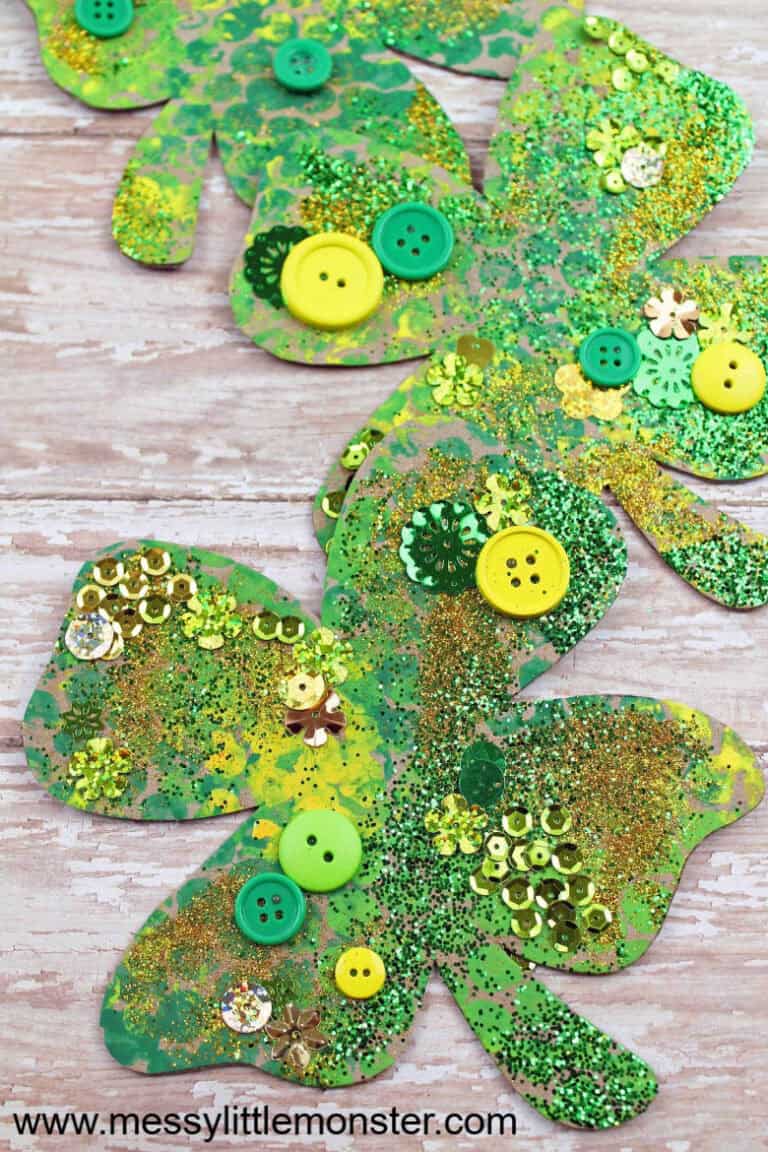 27+ Easy & Fun Shamrock Crafts for Kids and Toddlers - Marley Doodle ...